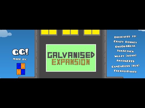 Galvanised Square Steel in Geometry Dash!!! (Galvanised Expansion by GHHH me)