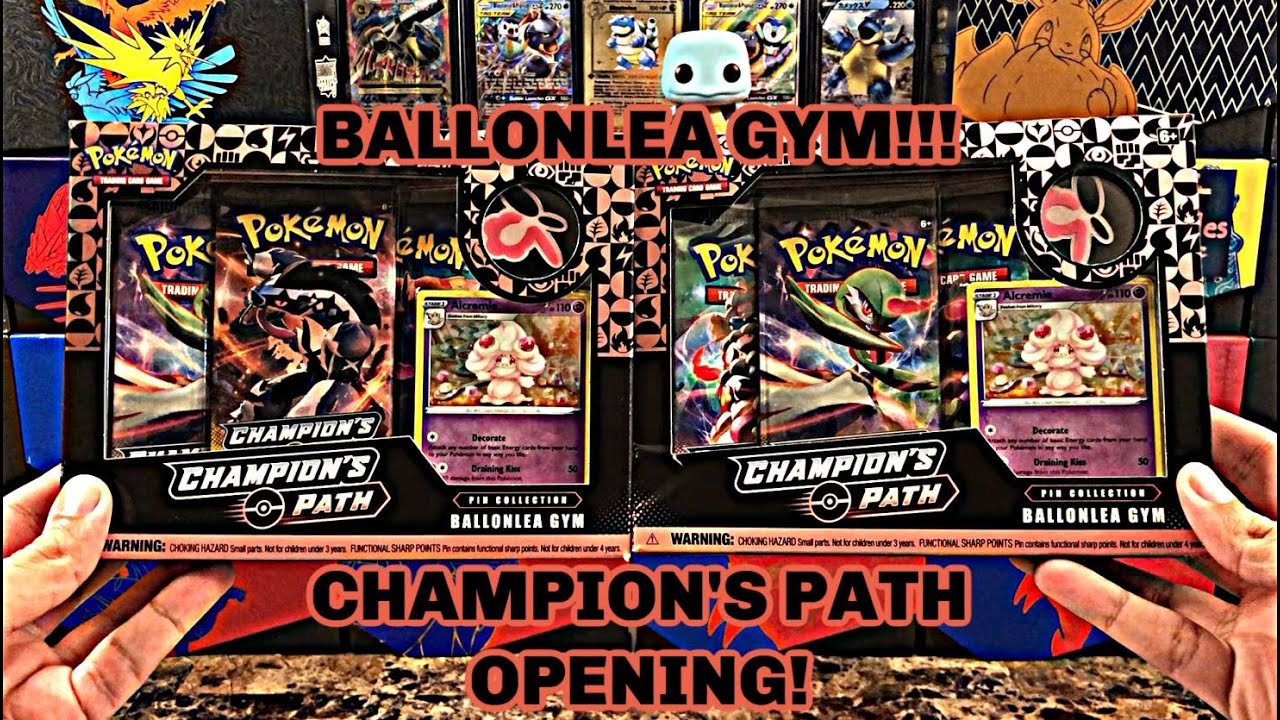 Trying Out Ballonlea Gym Again!!! Champion's Path Pin Collection Boxes ...