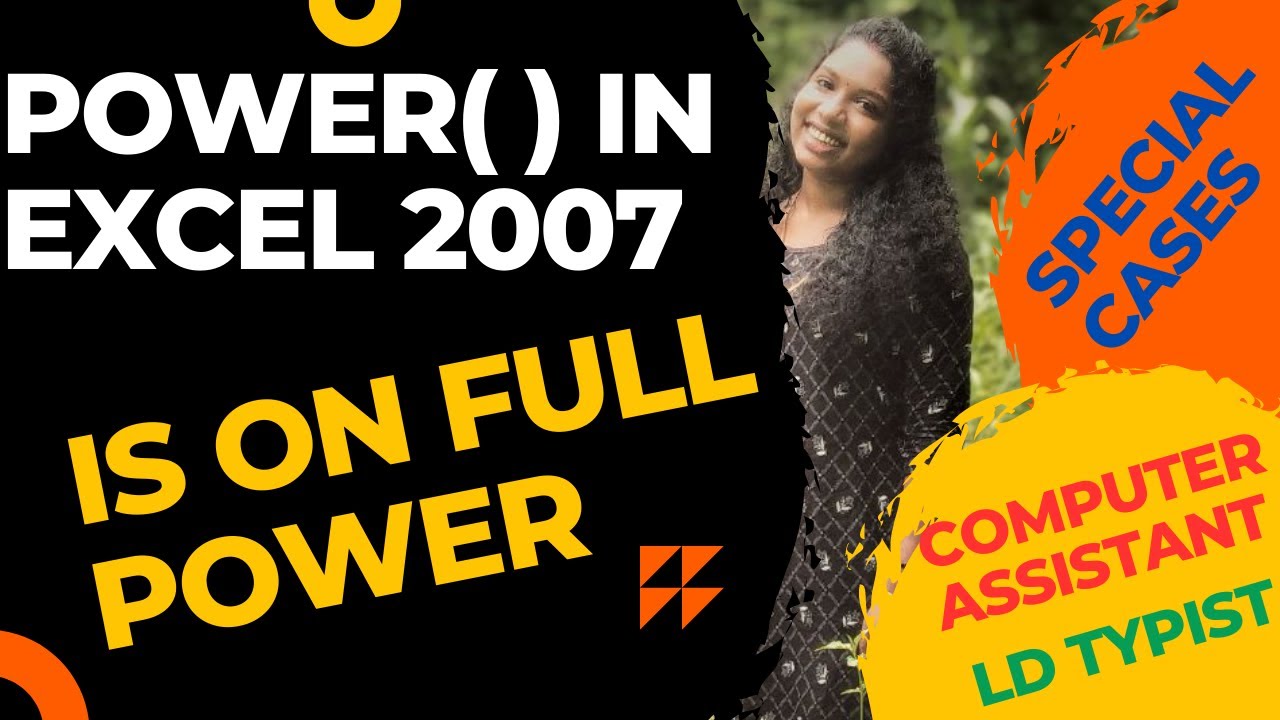 POWER In Excel 2007 PSC Eduvalley YouTube POWER In Excel 2007 PSC Eduvalley YouTube