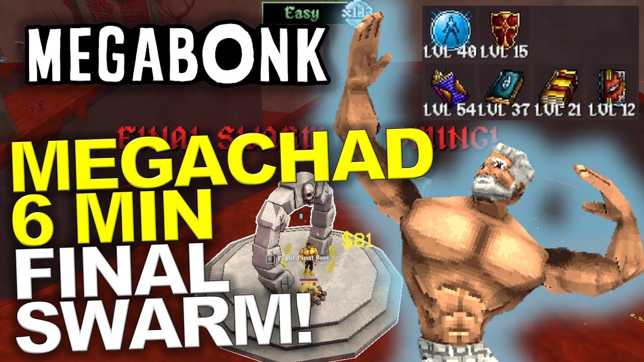 MEGACHAD 2-weapons reaching 6 min in Final Swarm | MEGABONK #gameplay # ...