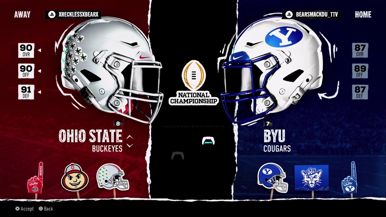 Byu v OSU NATTY 🏈🏆 - YouTube