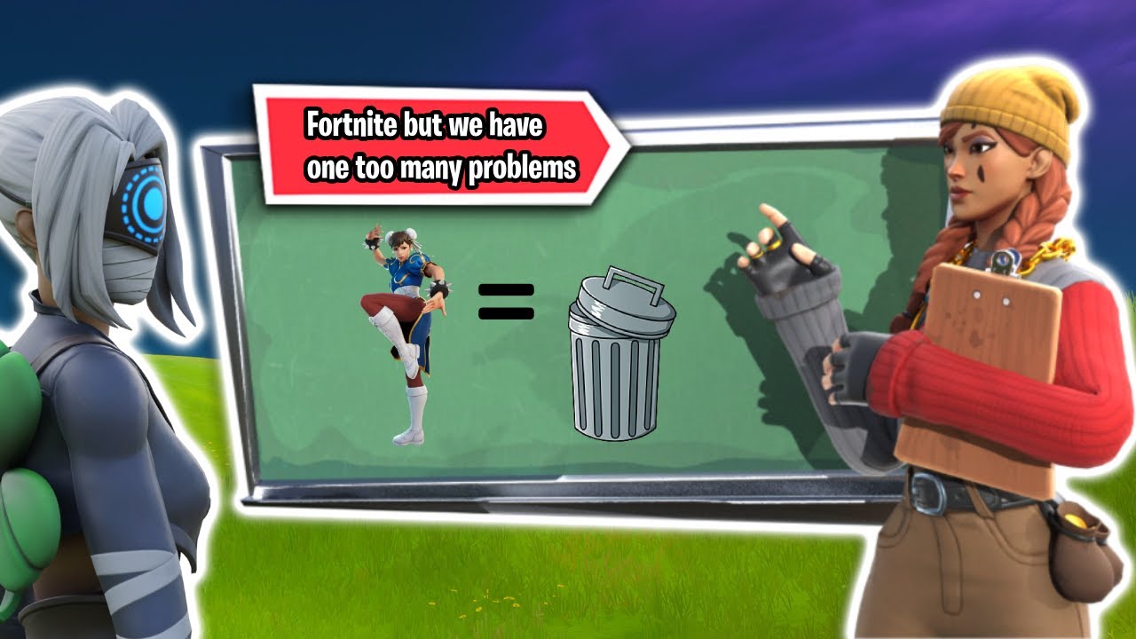 Fortnite but we have one too many problems - YouTube