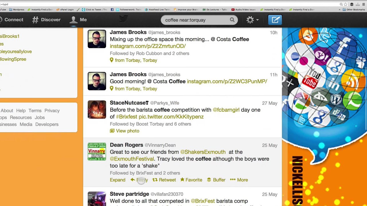 Twitter Local Keyword Search - YouTube