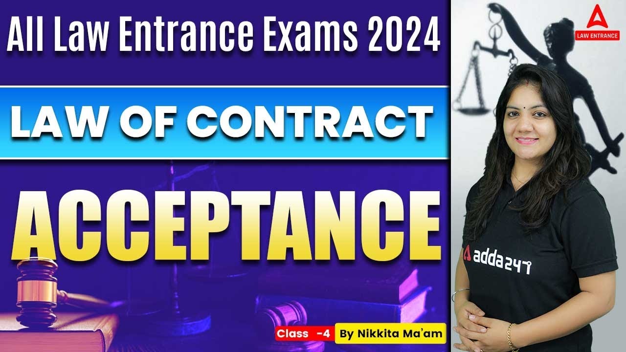 Acceptance | Contract Law | Legal Reasoning | Law With Nikkita Mam ...