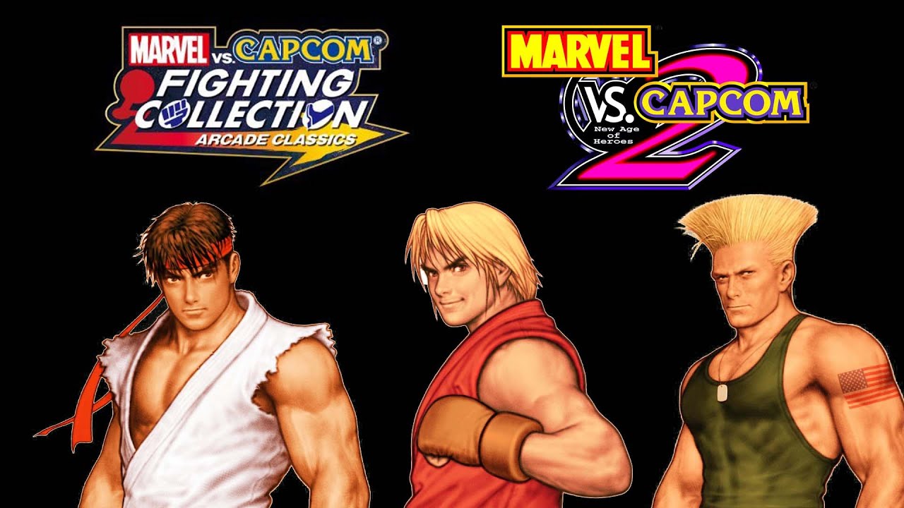 Marvel VS Capcom Fighting Collection~Marvel VS Capcom 2 Arcade Mode as ...
