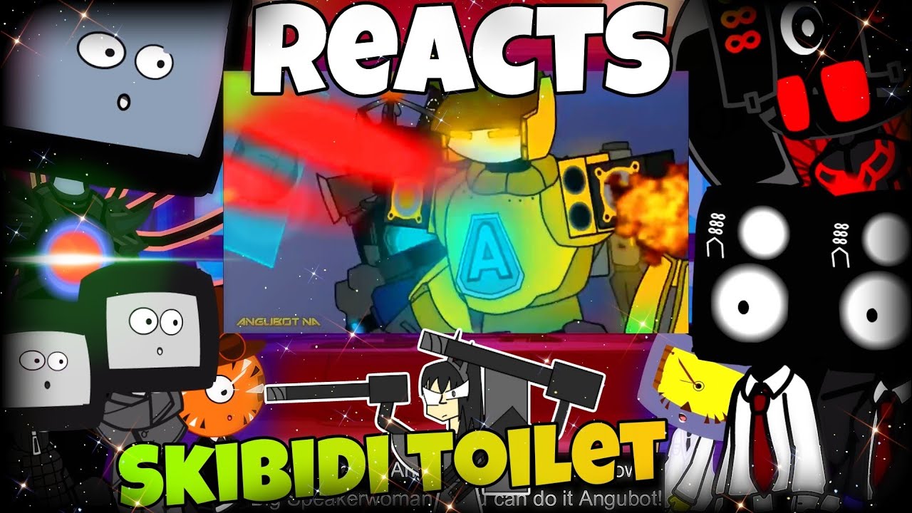 Skibidi toilet (Gacha) react to Skibidi toilet 5 Fanmade Funny ...