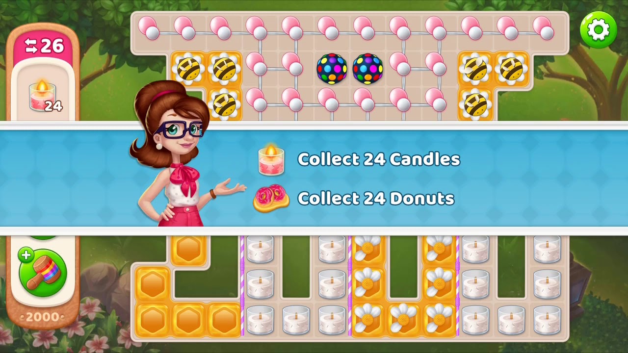 Manor cafe Match 3 level 2000 - YouTube