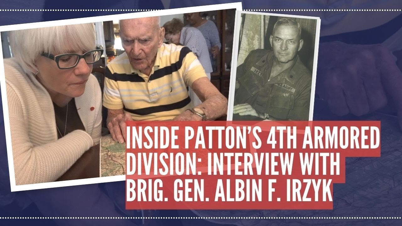 Helen Patton interviews General Albin Irzyk, tank commander in Patton’s ...