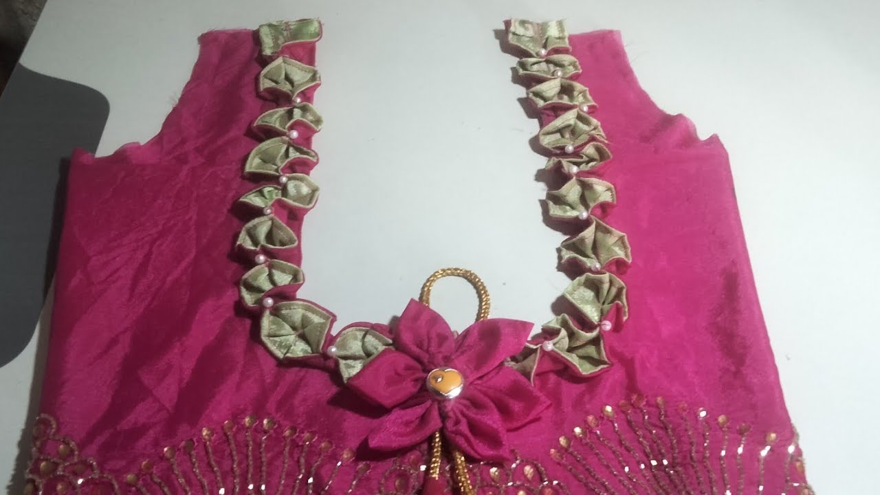 # krishna fashion # new back blouse dijain cutting and. stitching - YouTube
