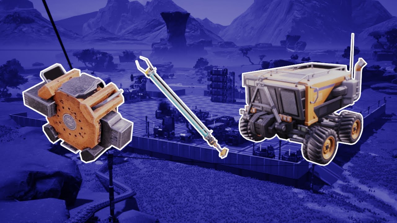 Hard Drives, New Weapon and Vehicle in Satisfactory - YouTube