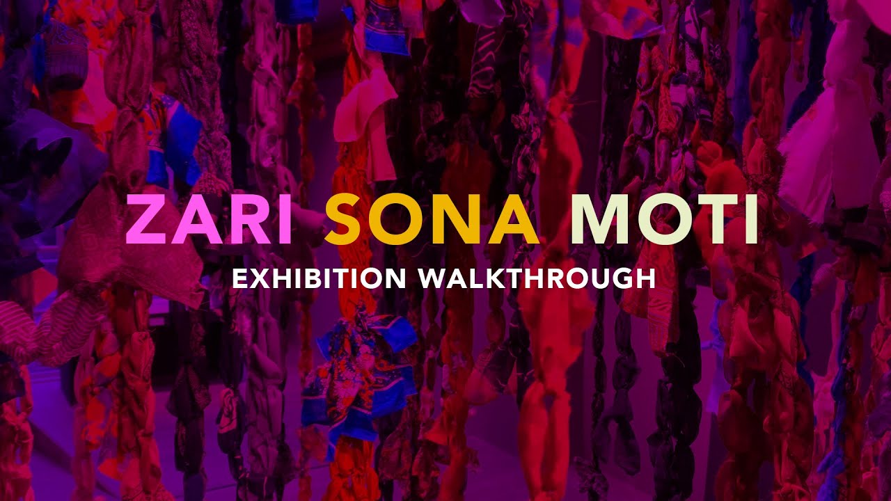 Zari Sona Moti : Glitter Gold Pearl - Exhibition Walkthrough - YouTube