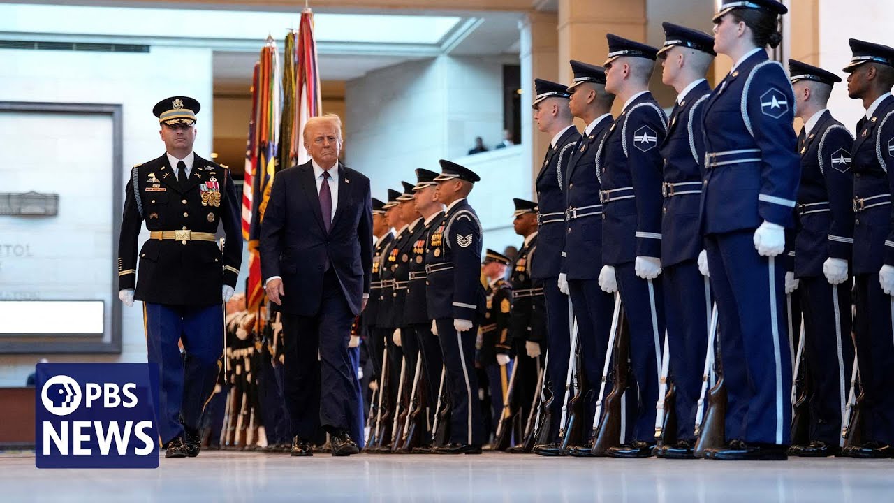 WATCH: First Honors Ceremony at the Capitol | Trump 2025 Inauguration ...