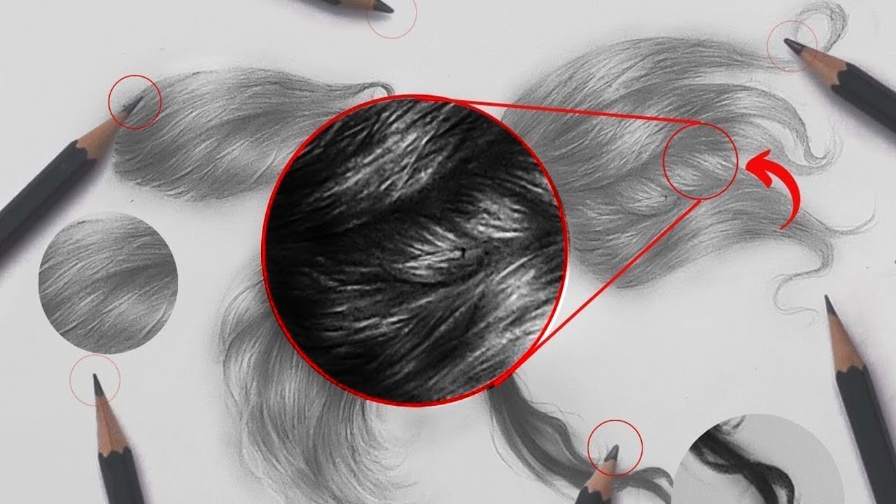 Learn to Draw Types of Hair - EASY Hair for BEGINNERS - YouTube