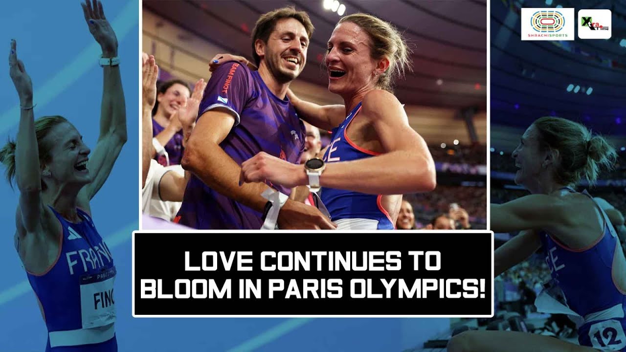 French athlete Alice Finot proposes her boyfriend during the ...