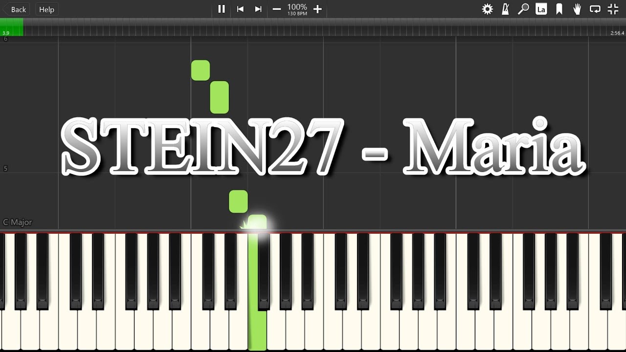 STEIN27 - Maria - Piano tutoriál - YouTube