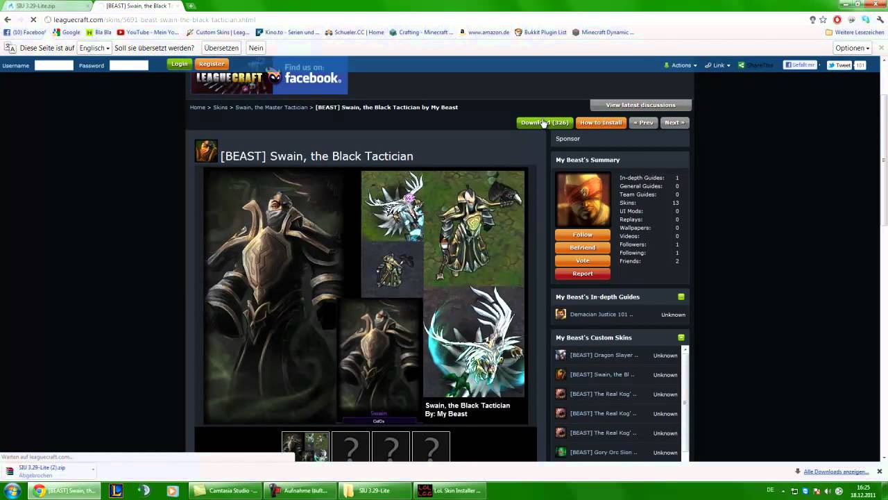 League of Legends Custom Skins Installieren Tutorial - YouTube