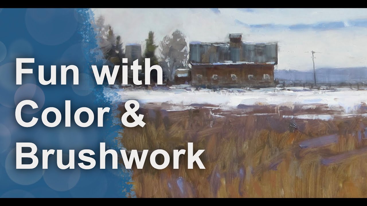 Fun with color and brushwork - oil painting demonstration - YouTube