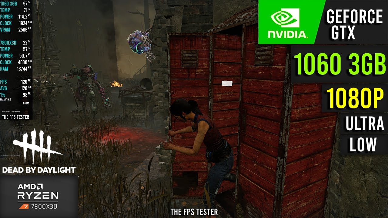 Dead By Daylight (DBD) | GTX 1060 3GB | Low vs Maximum Settings | 1080p ...