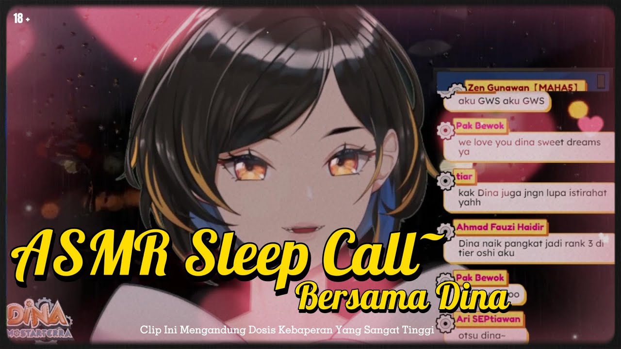 〔ASMR〕Siapa Yang Mau Sleep Call Bareng Dina ☝️😋 【Dina Mostarterra ...