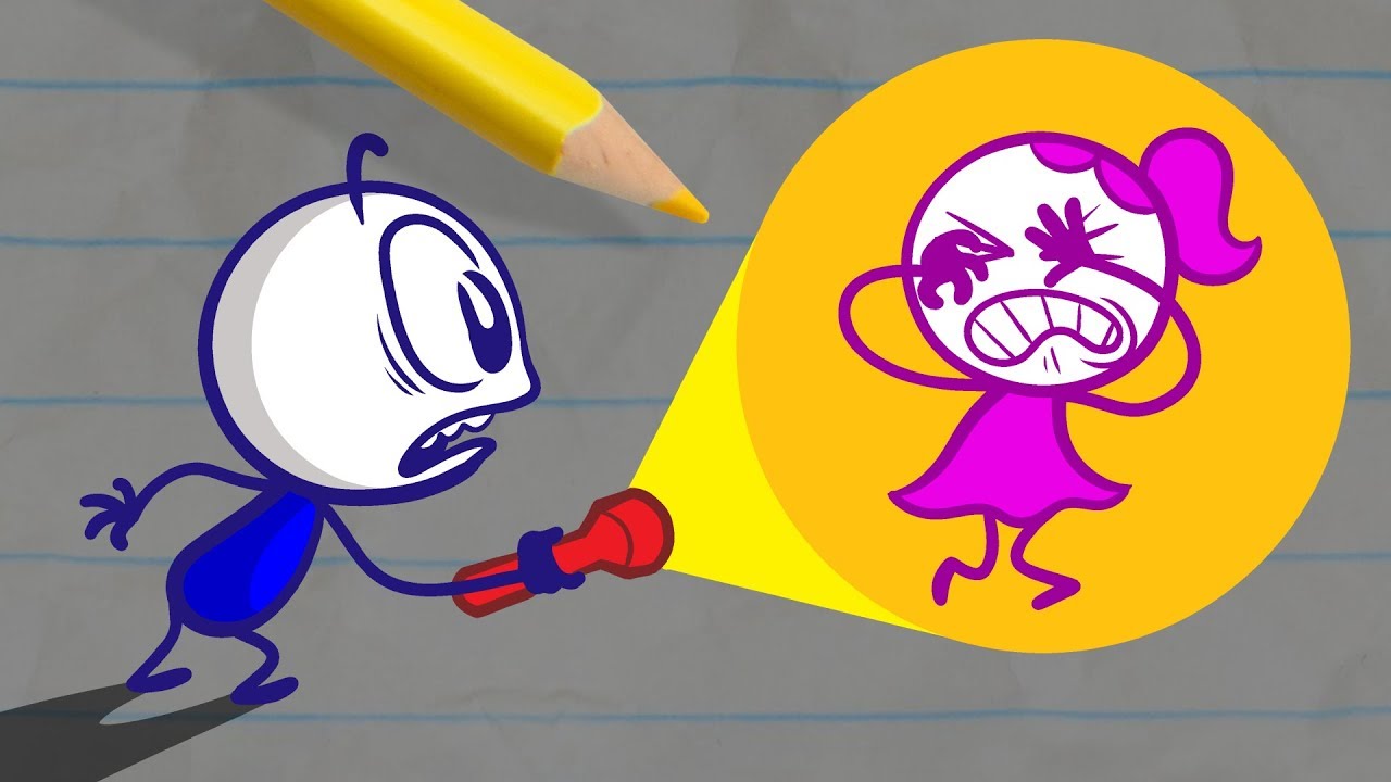 Pencilmate is afraid of the dark! -in- DARKNESS MADNESS - Pencilmation ...