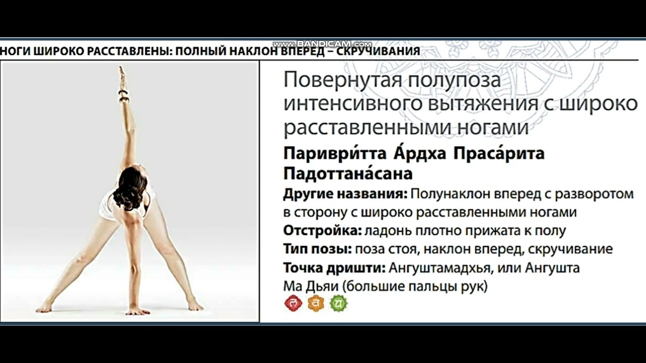 Revolved Half Feet Spread Out Intense Stretch Pose - YouTube