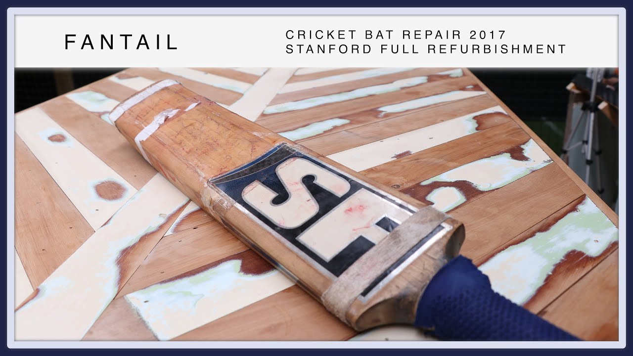 Cricket Bat Repair 2017 - Stanford Full Refurbishment - YouTube