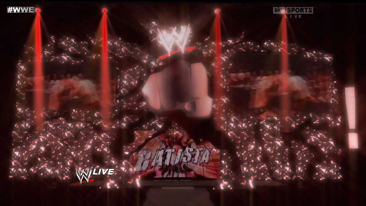 WWE Batista Entrance on Smackdown! HD - YouTube