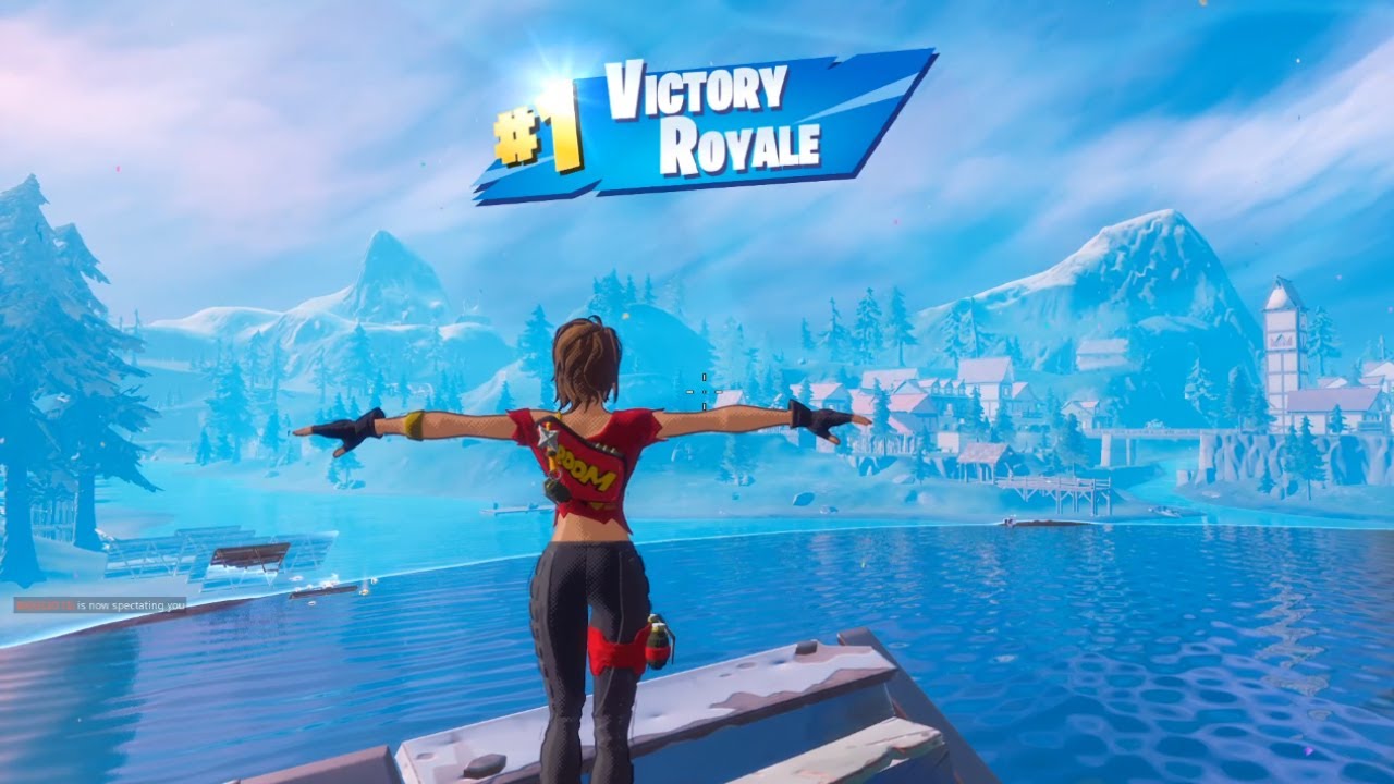 FORTNITE First Win with "TNTINA" SKIN (SECRET EMOTE) | Fortnite Chapter ...