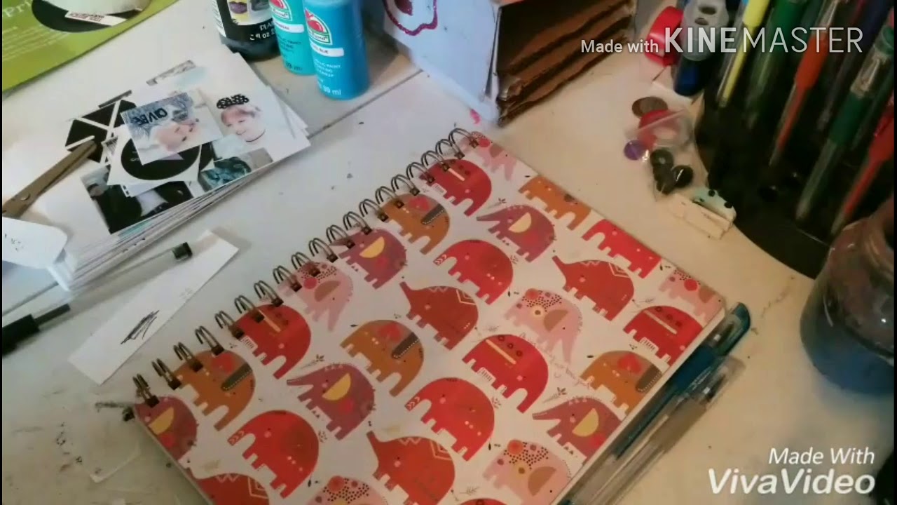 Making bts scrapbook pt. 1 - YouTube
