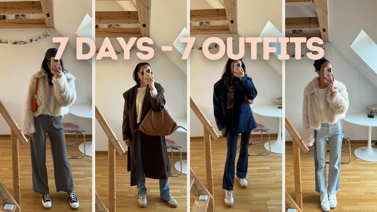 7 days - 7 outfits | EVERYDAY LOOKS for spring *scandistyle - YouTube