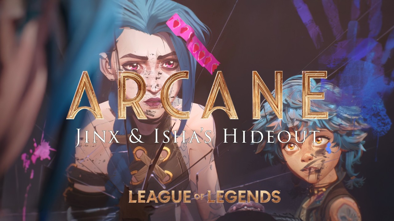 Jinx & Isha’s Hideout Ambience | ARCANE ASMR | Relaxing Zaun Vibes for Studying & Focus - YouTube