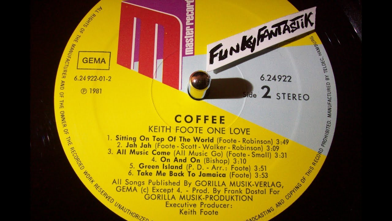 KEITH FOOTE ONE LOVE - Sitting On Top Of The World 1981 - YouTube