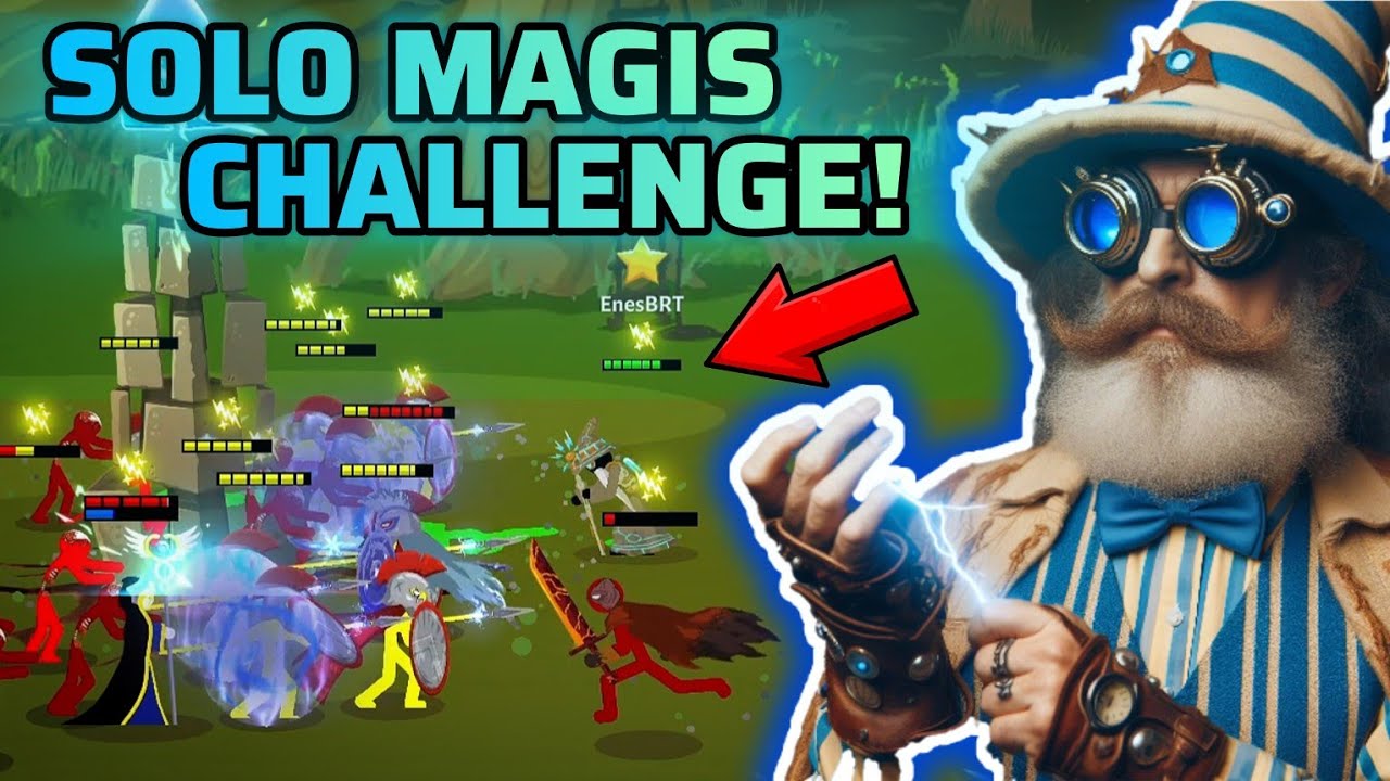 Can I Win With Only Using New General Magis In 2v2? Stick War: Saga ...