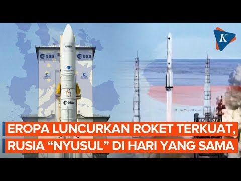 Detik-detik Roket Terkuat Eropa Ariane 64 Lepas Landas, Rusia Tak Mau Kalah