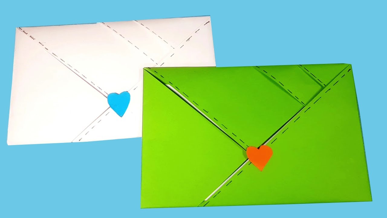 DIY Envelope / How to make envelope / Paper craft / Cute gift ideas ...