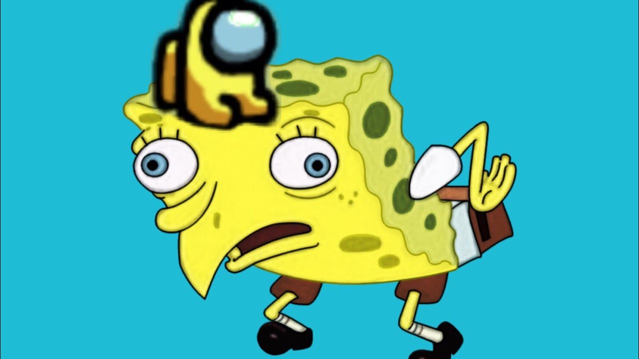 Among us portrayed by spongebob - YouTube