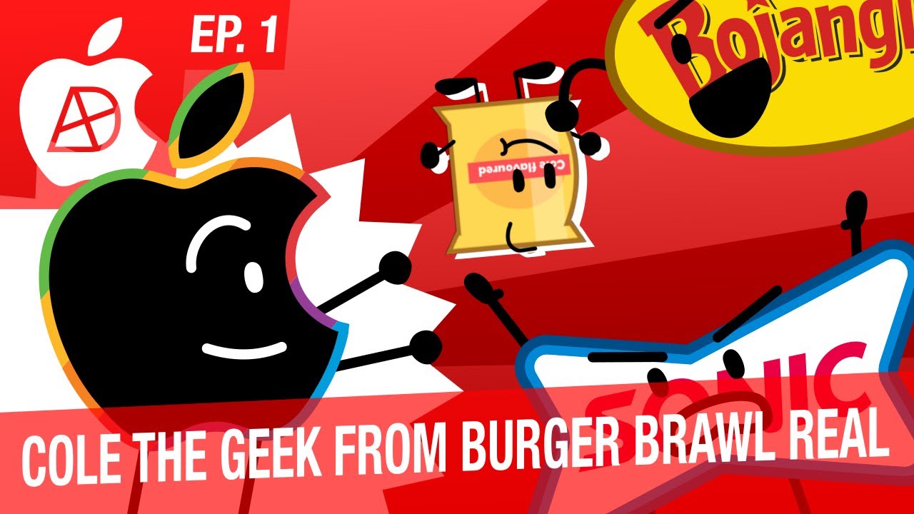 Apple Deluxe 1 - COLE THE GEEK FROM BURGER BRAWL REAL - YouTube