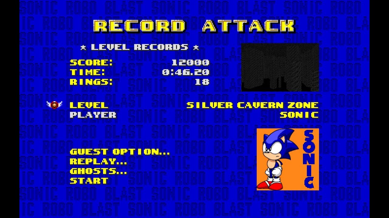 SRB2 Mystic Realm - Silver Cavern PB (0:46.20) - YouTube