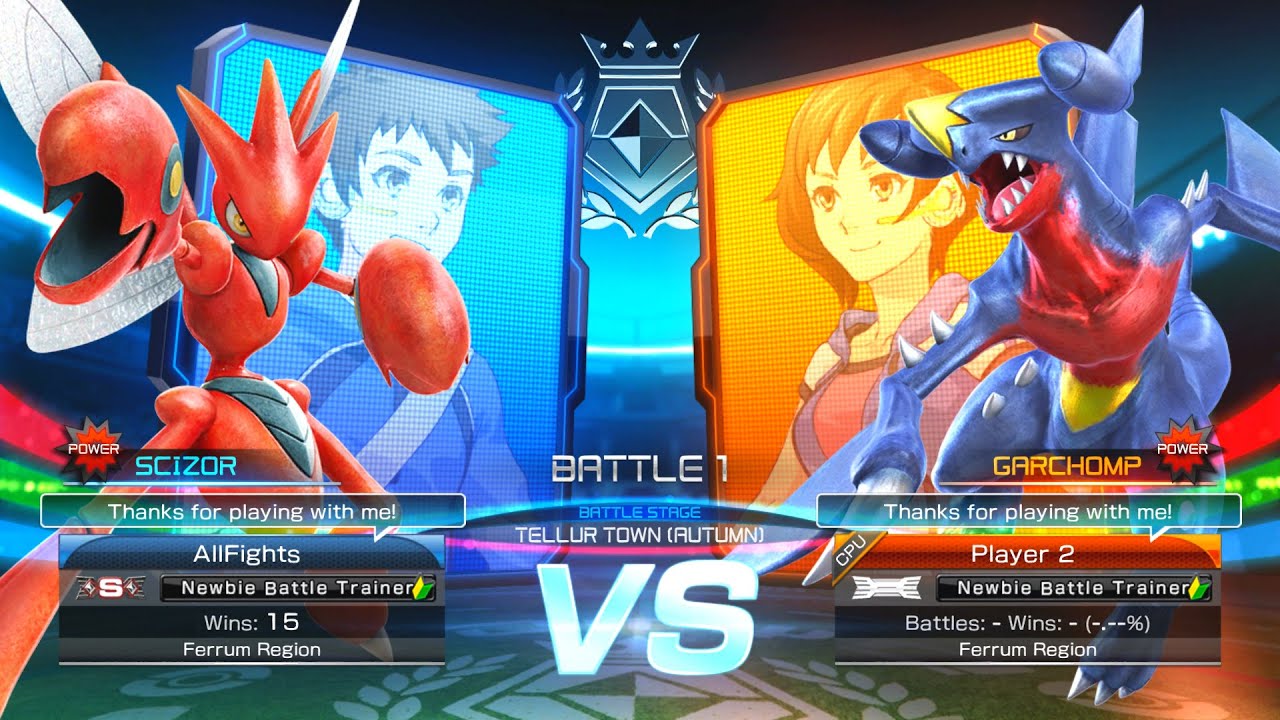 Scizor vs Garchomp - Pokkén Tournament DX - YouTube