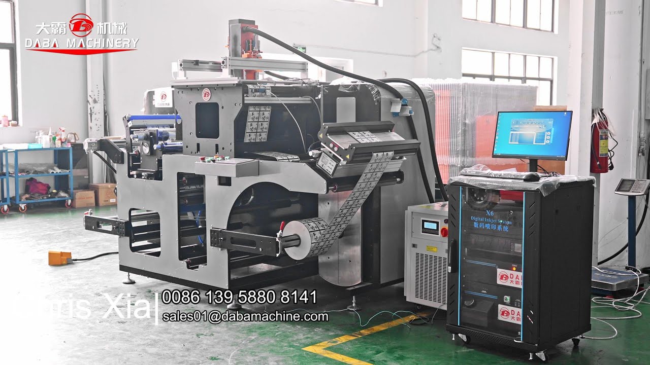 Label UV Inkjet Printer for Variable Serial Number Coding - YouTube