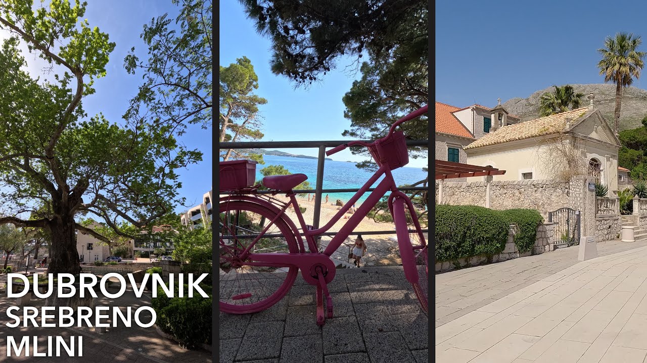 Croatia 🇭🇷 | Dubrovnik Spring Walk - Srebreno to Mlini in 4K (2025 ...