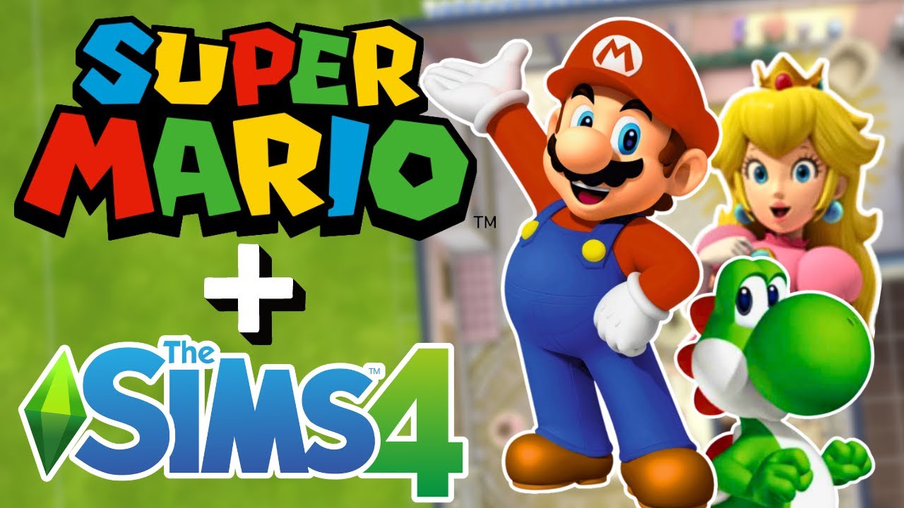 Building a Sims House But Every Room is a Different Super Mario ...