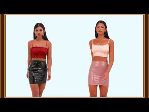 Vinyl Mini Skirt || Relax 251