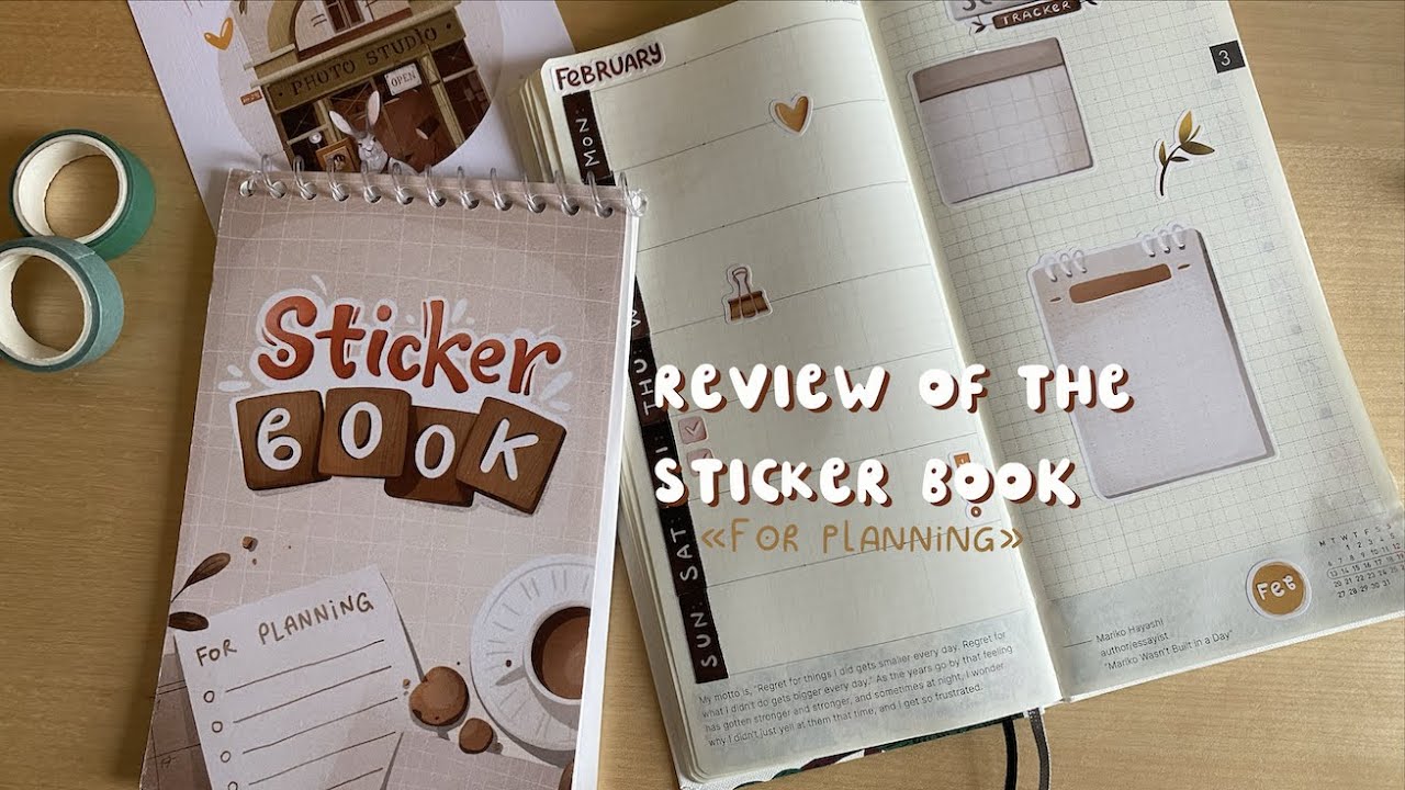 For planning sticker book review | by Izobova | planner stickers - YouTube