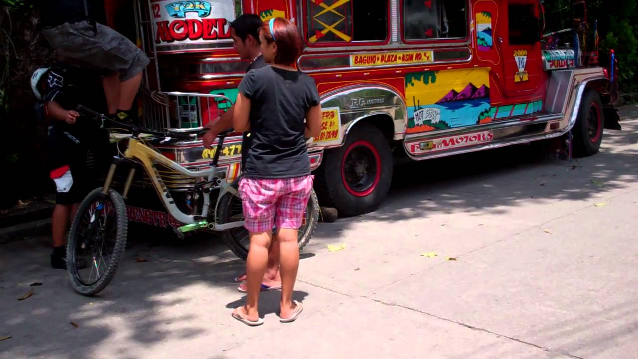 Bayabas 1 Benguet Loading Bikes in jeep - YouTube