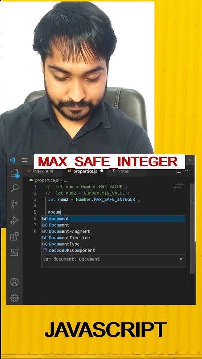 Max Safe Integer In Javascript Youtube