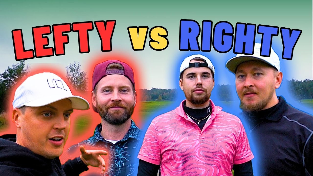 LEFTY VS RIGHTY - Kasual Golf @RaffiGolf @SamG_Golf @HoleinFunGolf ...