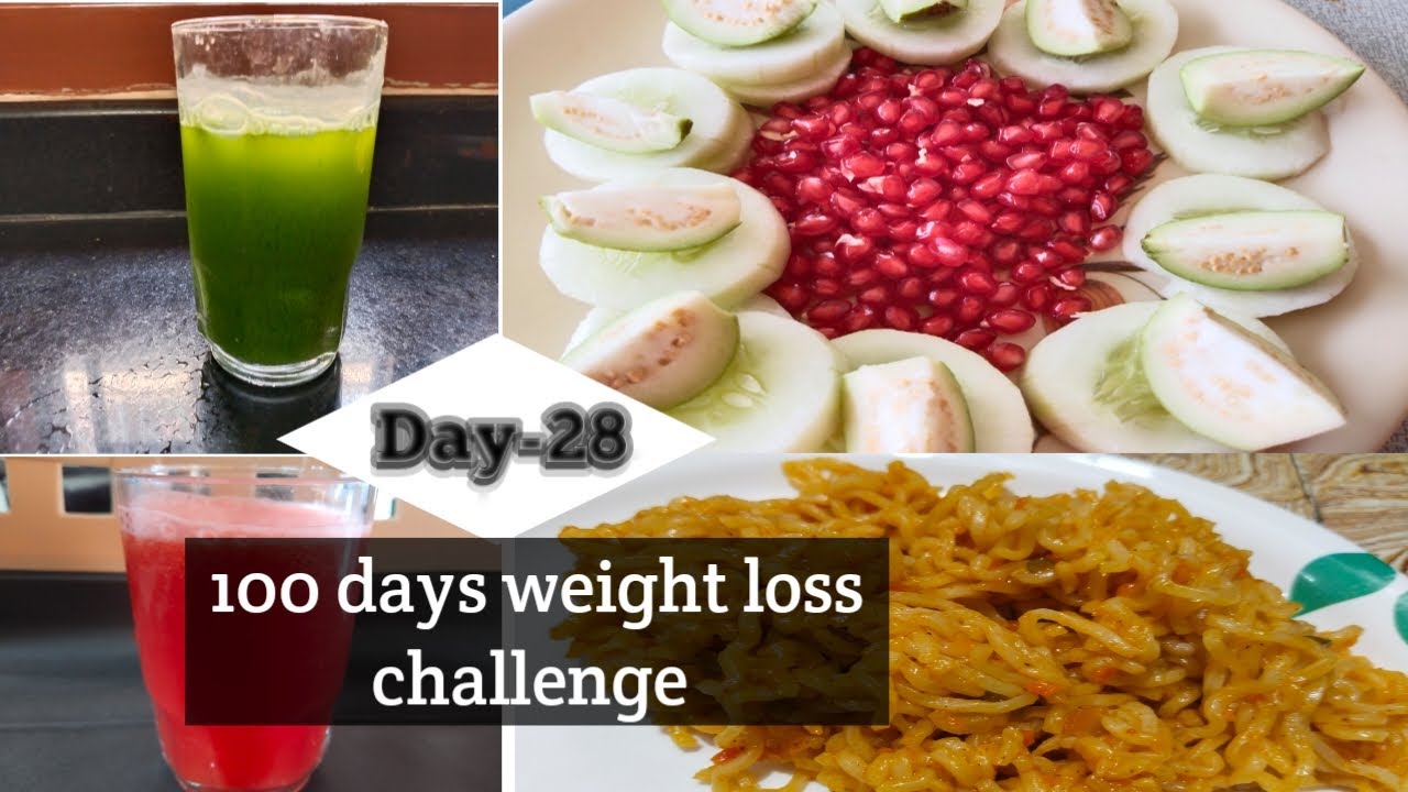 Diet vlog#100 days weight loss challenge /day-28/18 kg weight loss ...