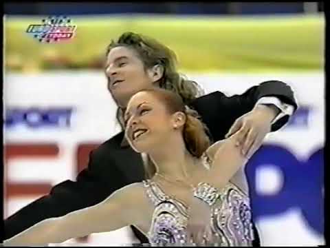2000 World Championships - Compulsory Dance #1 - Marina Anissina & Gwendal Peizerat FRA & Closing