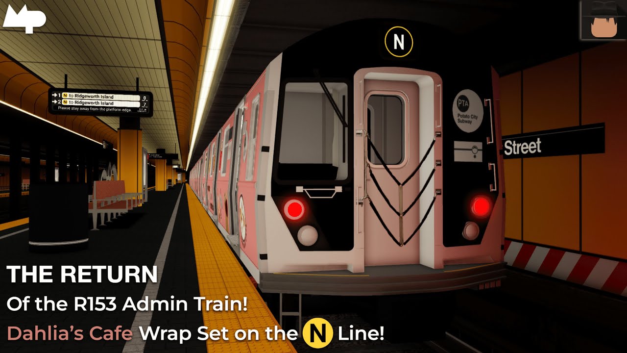 PTA Subway: The Return of the R153! - Dahlia's Café Wrapped Train on ...